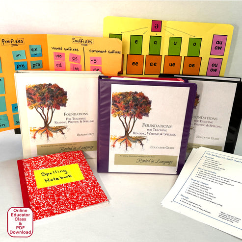 Phonics, Spelling, Vocab Educator Course—Foundations by Rooted in Language